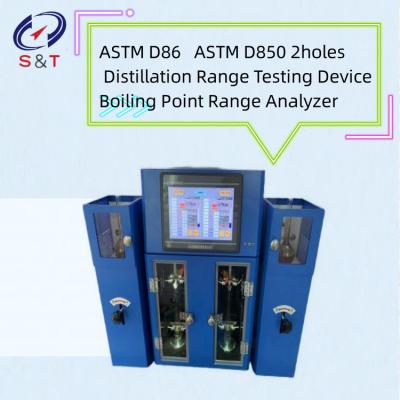 China 2 Holes Petroleum Testing Instruments ASTM D86 Automatic Distillation Range Tester for sale