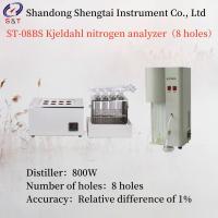 China Distiller 800W kjeldahl nitrogen analyzer 8 Holes Azotometer Power 1500W for sale