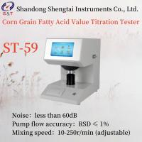 China RSD ≤ 1% Grain Acid Value Tester ST-59 Grain Fatty Acid Value COD Less Than 60dB full automatic for sale