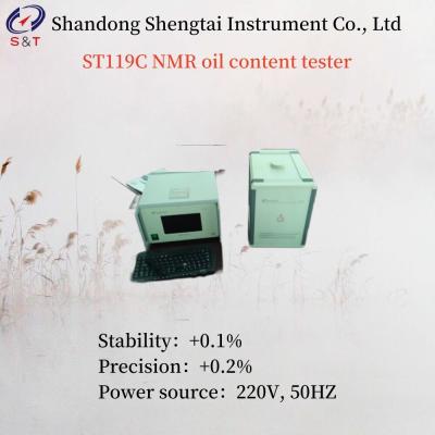 China Precision ±0.2% NMR Oil Content Tester ST119C Power 220V 50HZ Stability ±0.1% for sale