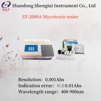 China ELISA Stability ≤± 0.003Abs Mycotoxin Tester ST-2000A Wavelength Range 400-900nm for sale