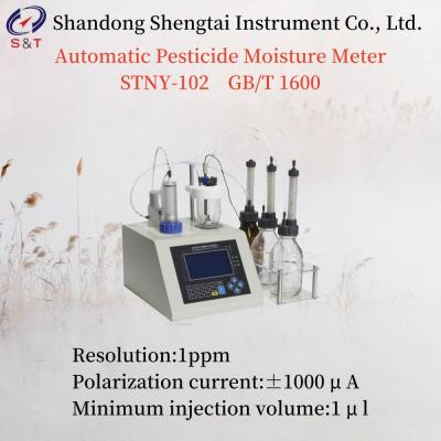 China GB/T 1600 Karl Fischer Method Automatic Pesticide Moisture Meter Power 220V 50HZ for sale