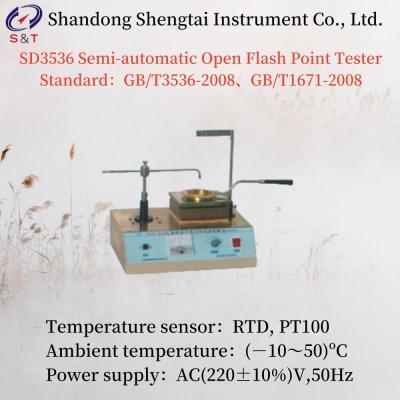 China Power Ac220±10%V 50hz Semi Automatic Open Flash Point Tester Ambient Temp －10～50ºC for sale