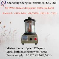 China Heating Power 800w Grease Drop Point Tester Oil Bath Mixing Motor Speed 120r/Min for sale