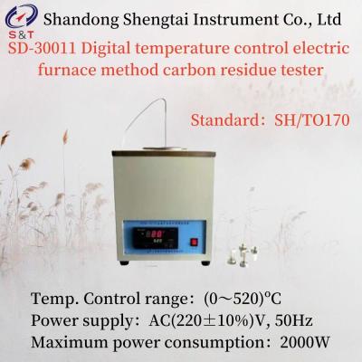 China Electric Furnace Method Carbon Residue Tester Ac220±10%V 50hz for sale