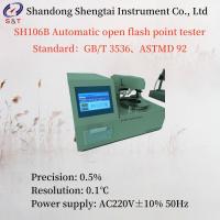 China Precision Automatic Open Flash Point Tester Ac220v±10% Hydraulic Oil Flash Point Tester 50hz for sale