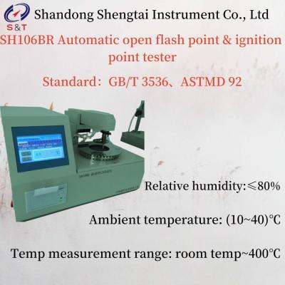 China Precision 0.5% Hydraulic Oil Flash Point Tester Resolution 0.1℃ Automatic Open Flash Point 50hz for sale