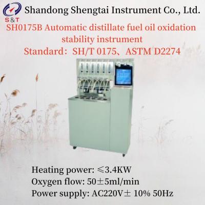China Heating Power ≤3.4KW Automatic Distillate Fuel Oil Oxidation Stability Instrument AC220V±10% 50Hz for sale