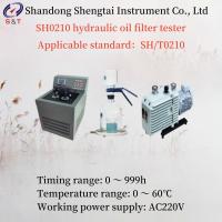 China Power Supply AC220V Hydraulic Oil Filter Tester Timing Range 0～999h Temp Range 0～60℃ for sale