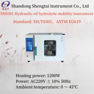 China Heating Power 1.2KW Hydraulic Fluid Hydrolytic Stability Tester Test Unit 6 Test Bottles for sale