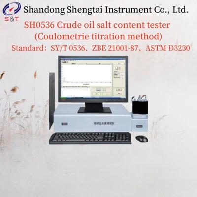China Coulometric Titration Crude Oil Salt Content Tester Content 0.2PPm--10000mgNaCL/L for sale
