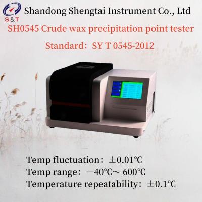 China Crude Oil Wax Precipitation Point Tester Temp Resolution 0.01℃ for sale
