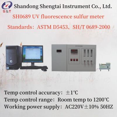 China ASTM D5453 Ultraviolet Fluorescence UV Sulfur Analyzer AC220V±10% 50HZ for sale