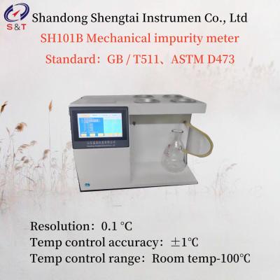 China Resolution 0.1 °C Lube Oil and Additives Mechanical Impurity Tester Power 800W for sale