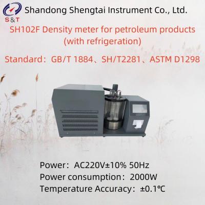 China Power Consumption 2000W Density Meter For Petroleum Products Temp Accuracy ±0.1℃ for sale