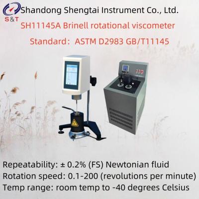 China Rotation Speed 0.1-200 Brinell Rotational Viscometer Viscosity Range 1-6 Million Mpa for sale