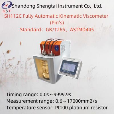 China Fully Automatic Kinematic Viscometer Apparatus Timing Range 0.0s～9999.9s for sale