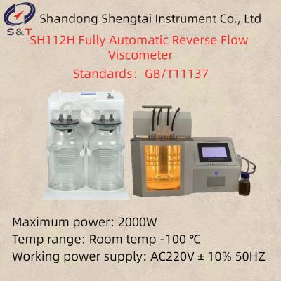 China Maximum Power 2000W Fully Automatic Reverse Flow Viscometer Size 450*380*550 for sale