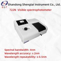 China Noise ≤ 0.2% T Automatic Zeroing 722N Visible Spectrophotometer For Grain And Oil Use for sale