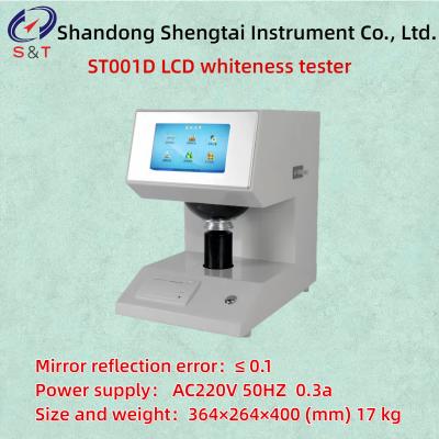 China ST001D 0-200 Range D65 Lighting LCD Whiteness Tester Zero Drift ≤ 0.1 Indicating Drift ≤ 0.1 for sale