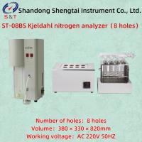 China Semi Automatic 8-hole Kjeldahl Nitrogen Analyzer GB/T6432-2018 Measurement Range 0.1-200mg Nitrogen for sale