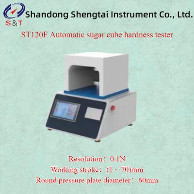 China Resolution 0.1N Automatic Sugar Cube Hardness Tester Measuring Range 0-50MPa Indication Error ±1% for sale