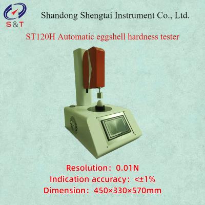 China Automatic Eggshell Hardness Tester ST120H Indication Accuracy <±1% Resolution 0.01N for sale