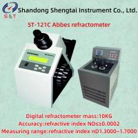 China Abbe Refractometer ST-121C Uses Visual Aiming To Measure Refractive Index Of Liquids Or Solids for sale