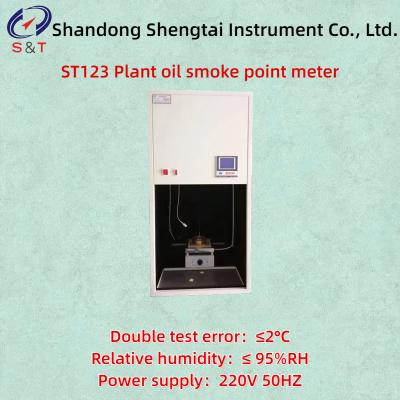 China Visual Determination Method Manual Plant Oil Smoke Point Tester ST123 Double Test Error ≤2°C for sale