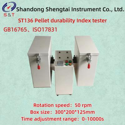China Feed Pellet Pulverization Rate Tester ST136 2 Rotating Boxes Usage Time 10 Minutes for sale