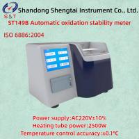 China ISO 6886 2004 Oxygen Pressure Variation Method Fully Automatic Oxidation Stability Tester ST149B for sale
