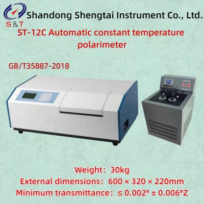 China ST-12C Automatic Constant Temp Polarimeter Min Reading 0.001° 0.01° Z GB/T35887-2018 for sale