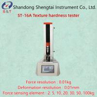 China Resolution 0.01 Edible Oil Texture Hardness Tester Speed 1-500mm / Minute ST-16A for sale