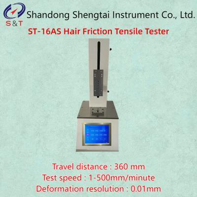 China Travel Distance 360mm Hair Friction Tensile Tester ST-16AS Loadcell 0.5 1 2 5kg Etc for sale
