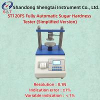 China ST120FS Simplified Fully Automatic Sugar Hardness Range 0-50MPa Tester Trip 1-70mm Error ±1% for sale