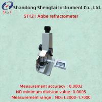 China Accuracy 0.0002 Abbe Refractometer Sugar Density M/S 0-95% M/S ND=1.3000-1.7000 for sale