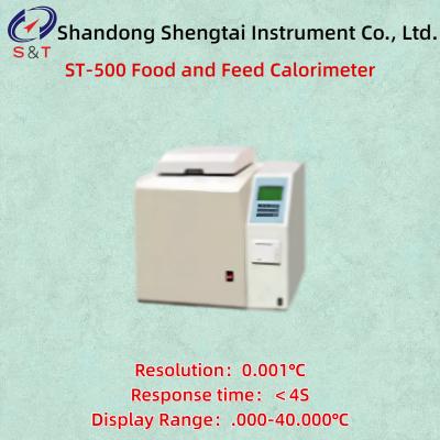 China 10500J/K Food And Feed Calorimeter Display Range 0.000-40.000 ℃ 300ml Oxygen Bomb for sale