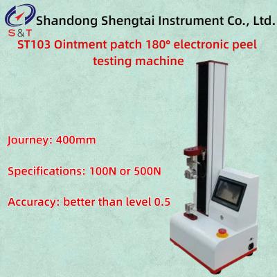 China Level 0.5 Ointment Patch 180° Electronic Peel Testing Machine ST103 100N Or 500N for sale
