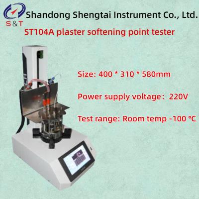 China Accuracy 0.1℃ Plaster Softening Point Tester ST104A Heating Rate 1-1.5 ℃/Min for sale