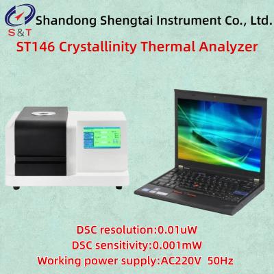 China Pharmacopoeia Crystallization Thermal Analyzer Rate 0.1-100 ℃/Min DSC Resolution 0.01uW for sale