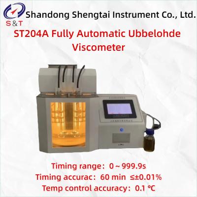 China 0.1 Accuracy Fully Automatic Ubbelohde Kinematic Viscometer Measuring Range 0.6-1000mm2/S for sale