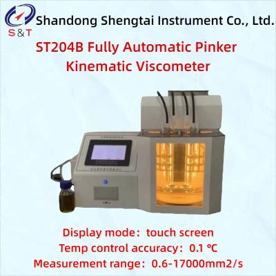 China 0.1 Accuracy Pinker Kinematic Viscometer Timing Accuracy 60min ≤± 0.01% Gauge 0.6-17000mm2/S for sale