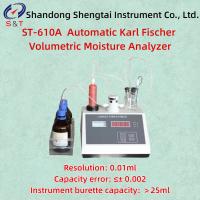 China Sensitivity 10-6A Automatic Karl Fischer Volumetric Moisture Analyzer ST-610A for sale