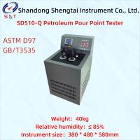 China Petroleum Pour Point Analyzer ASTM D97 Compressor Refrigeration Range RT～－25℃ for sale