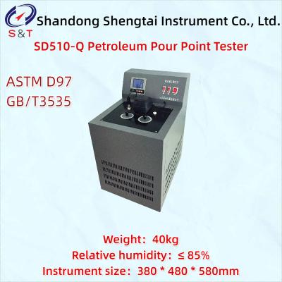 China Petroleum Pour Point Analyzer ASTM D97 Compressor Refrigeration Range RT～－25℃ for sale