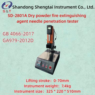 China Dry Powder Fire Extinguishing Agent Needle Penetration Tester GB 4066-2017 Resolution 0.01mm for sale