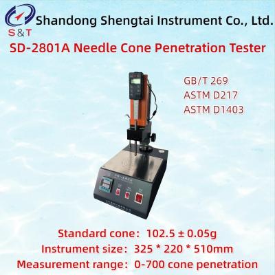 China ASTM D217 Petroleum Asphalt Needle Penetration Tester SD-2801A Time Error ＜± 0.1s for sale