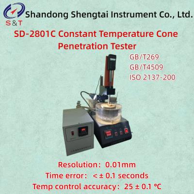 China ISO 2137 Constant Temperature Cone Penetration Tester SD2801C Temp Control Accuracy 25±0.1℃ for sale