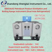 China Double Hole Refrigeration Petroleum Product Distillation And Boiling Range Analyzer ASTM D86 for sale