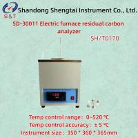 China Digital Electric Furnace Residual Carbon Analyzer SH/T0170 Range 0~520 ℃ for sale